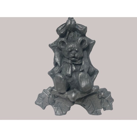 Michael Ricker | Art | Michael Ricker Pewter Miniature Bear Sitting On ...